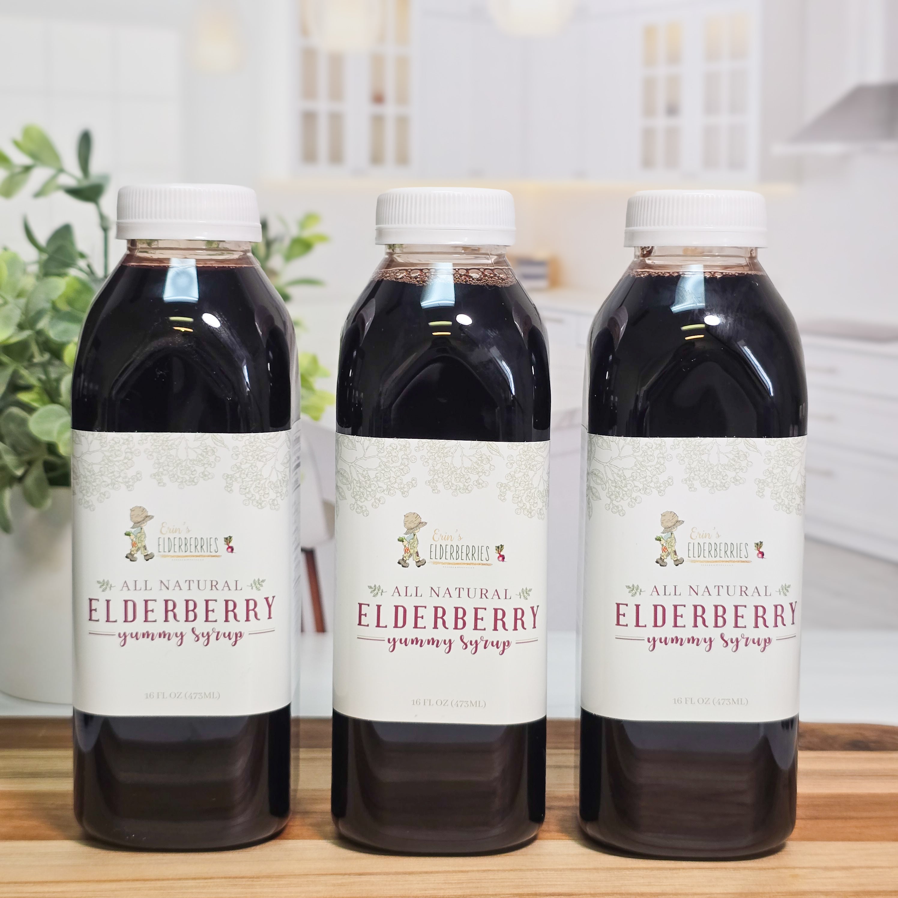 3 packs of Elderberry Syrup or Aronia Syrup | Erin's Elderberries, LLC